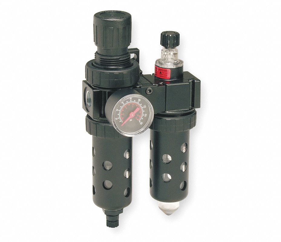 WILKERSON Filtro/Regulador/Lubricador, 3/8" NPT, Rango de Ajuste 0 a 125 psi - 4RA29 | D12-03 ...