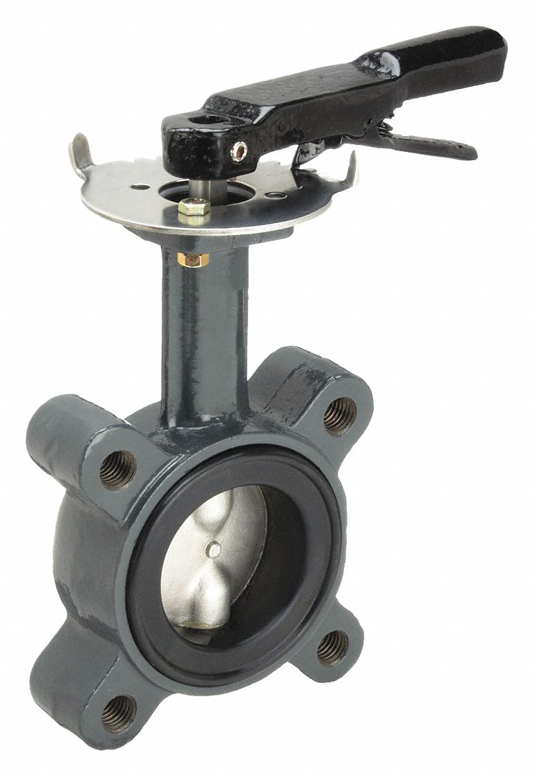 VIEGA PROPRESS, 2 1/2 in Pipe Size, Concentric, Butterfly Valve - 4RCF9 ...