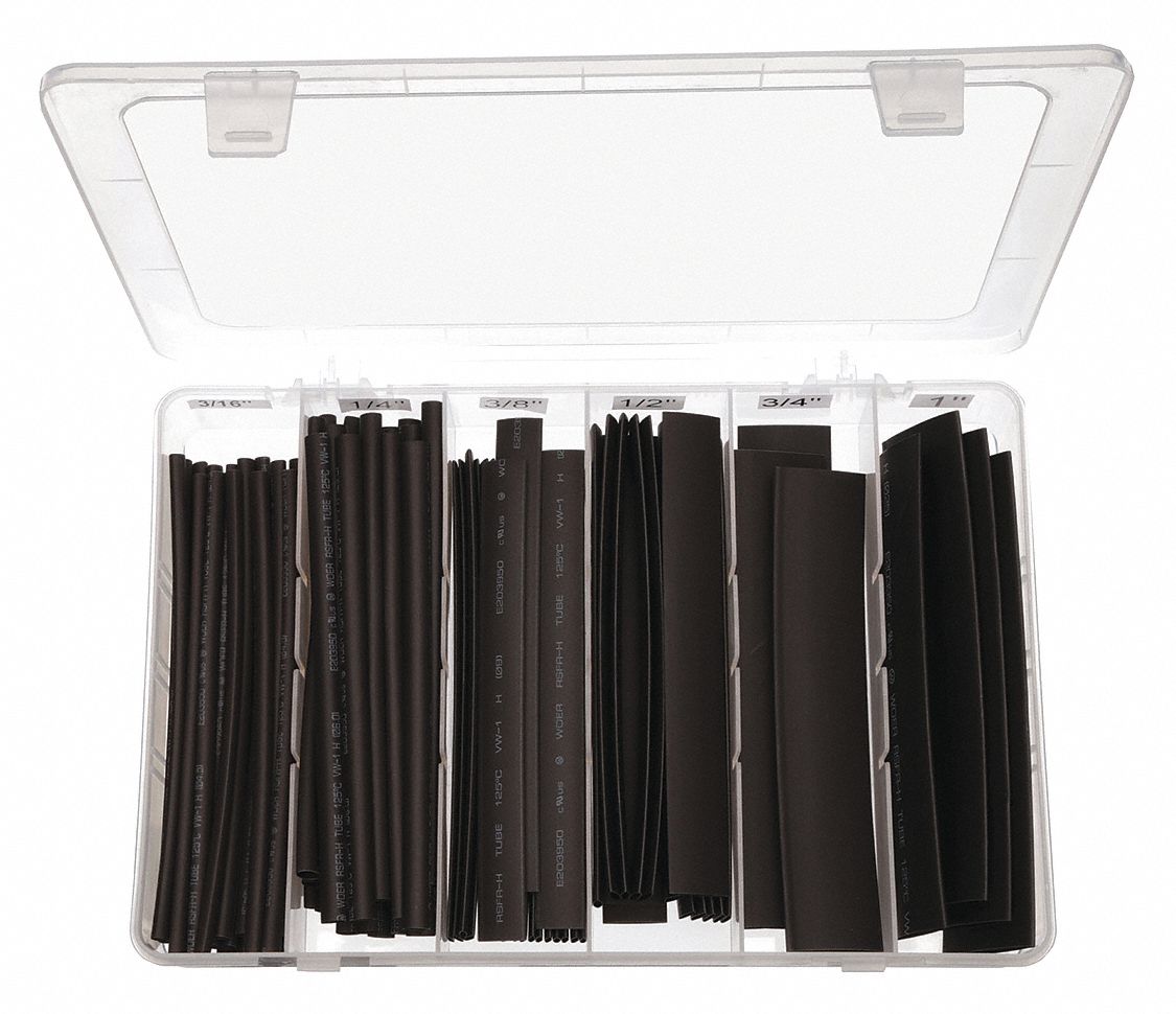 POWER FIRST Kit de Tubo Termorretráctil, Número de Piezas 102, Pared ...