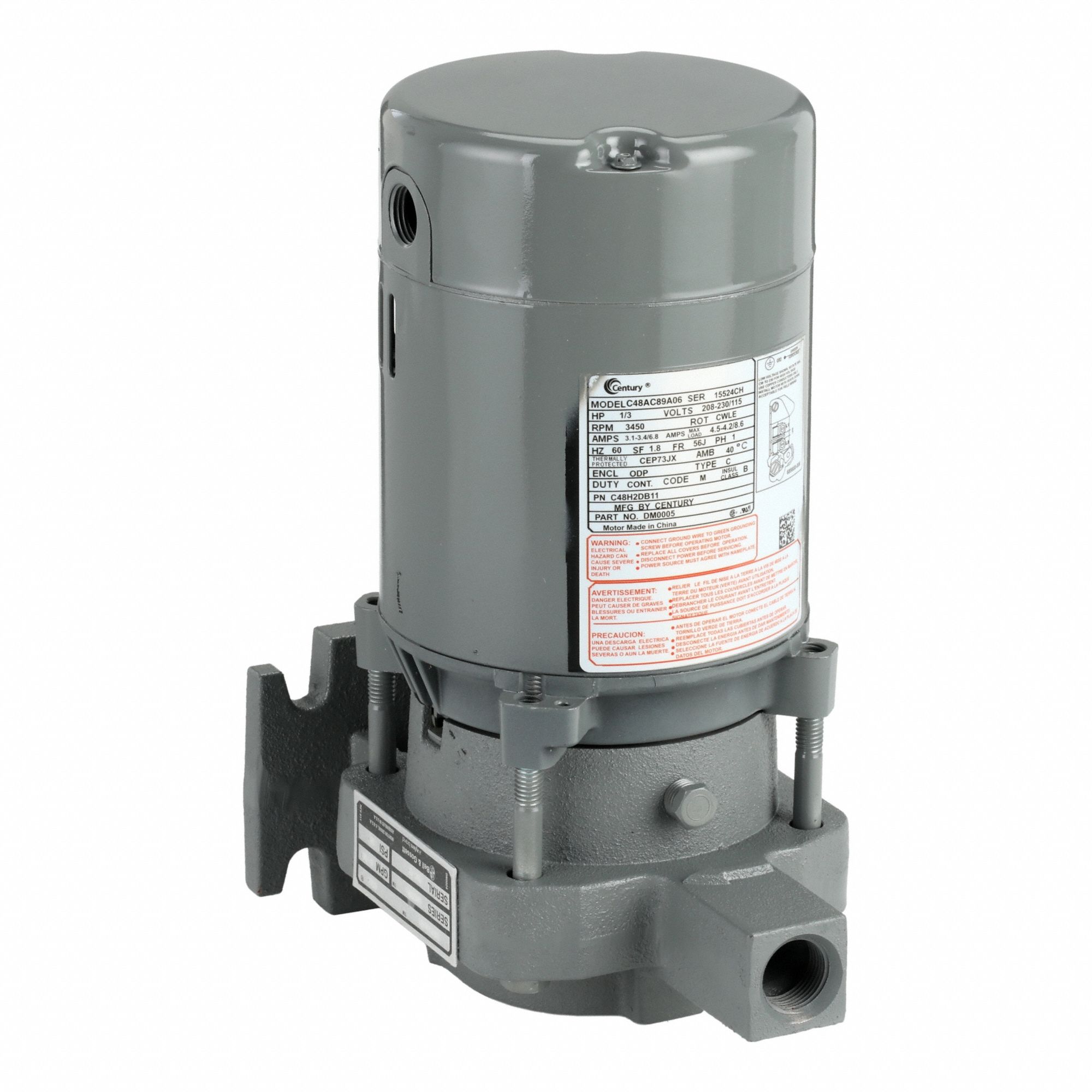 HOFFMAN, 609PF, 115/230V AC, Condensate Replacement Pump - 4RD67|609PF ...