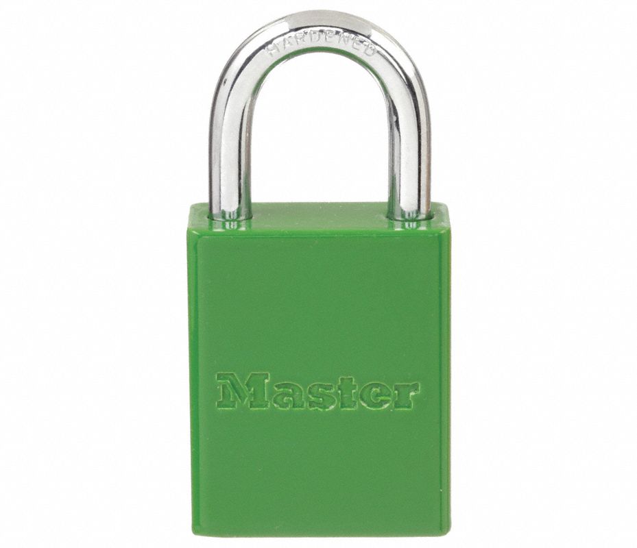 MASTER LOCK Candado de Bloqueo Verde llaves Diferente - 4RD89 | 6835GRN ...