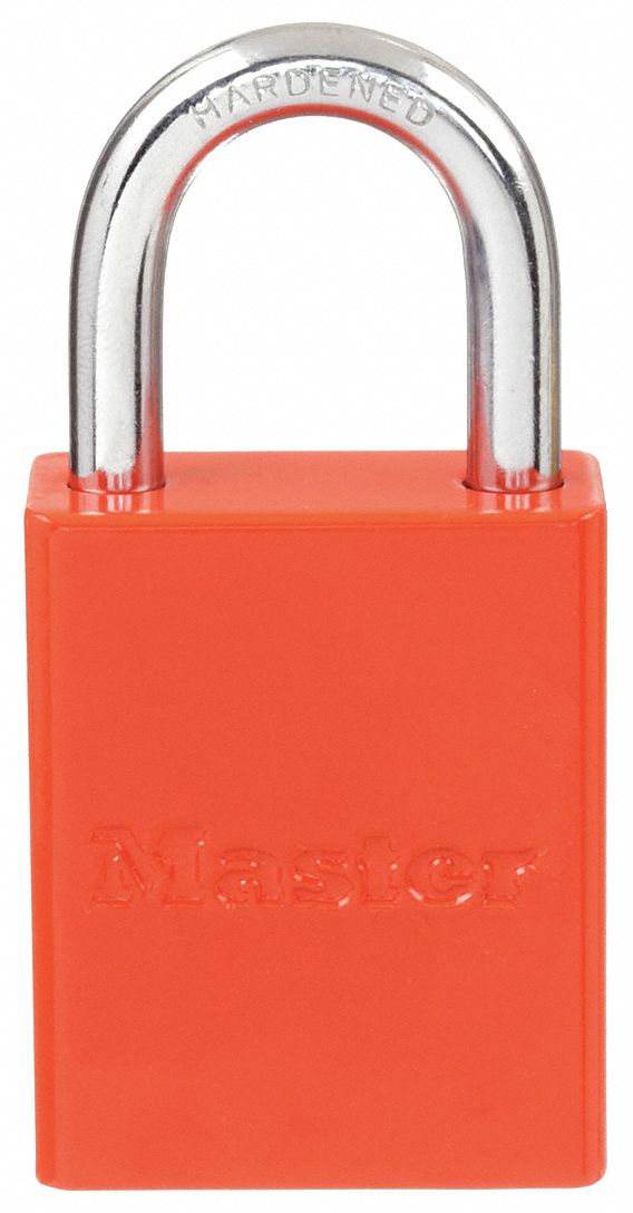 MASTER LOCK Candado de Bloqueo Naranja con 2 llaves Igual - Candados con Mecanismo de Bloqueo ...