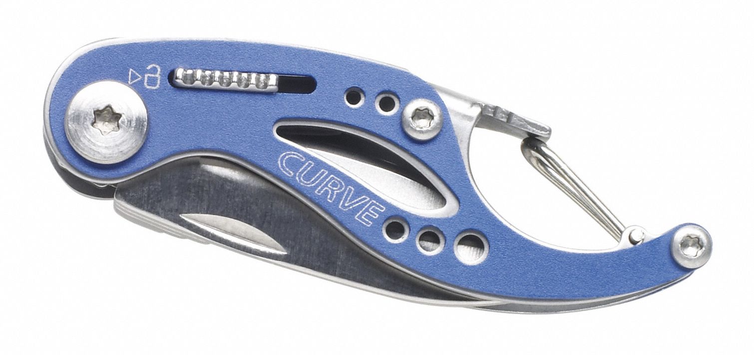 GERBER Folding Knife: 6 Tools, 2 1/4 in Closed Lg, 2 1/4 in Open Lg ...