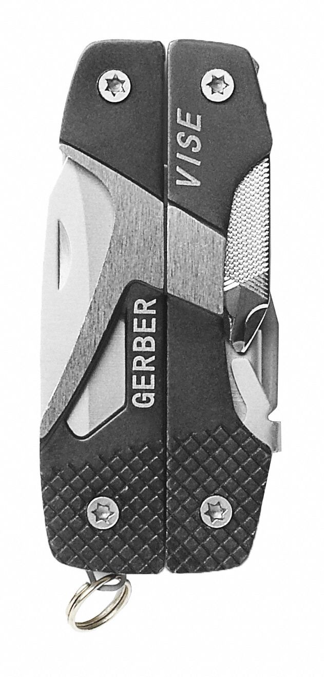 GERBER Multi-Tool: Multi-Tool Plier, 9 Tools, 10 Functions, 2 3/8 in ...