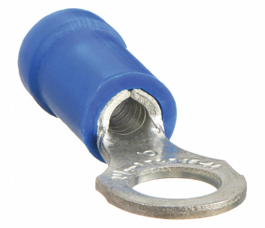 STA-KON Terminal de Anillo,Azul Vinilo,Costura Soldado,16 a 14 AWG ...