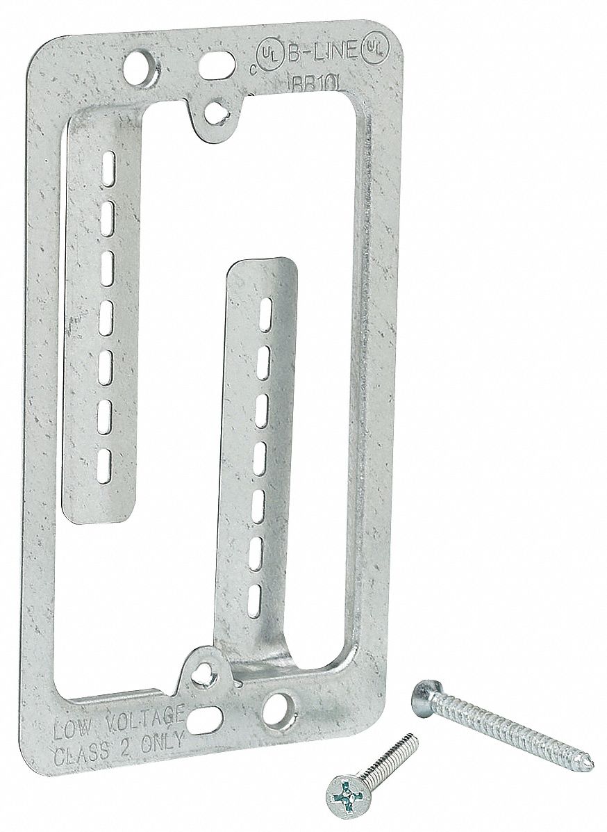 Communication Mounting Bracket, Silver, For Use With — - Grainger