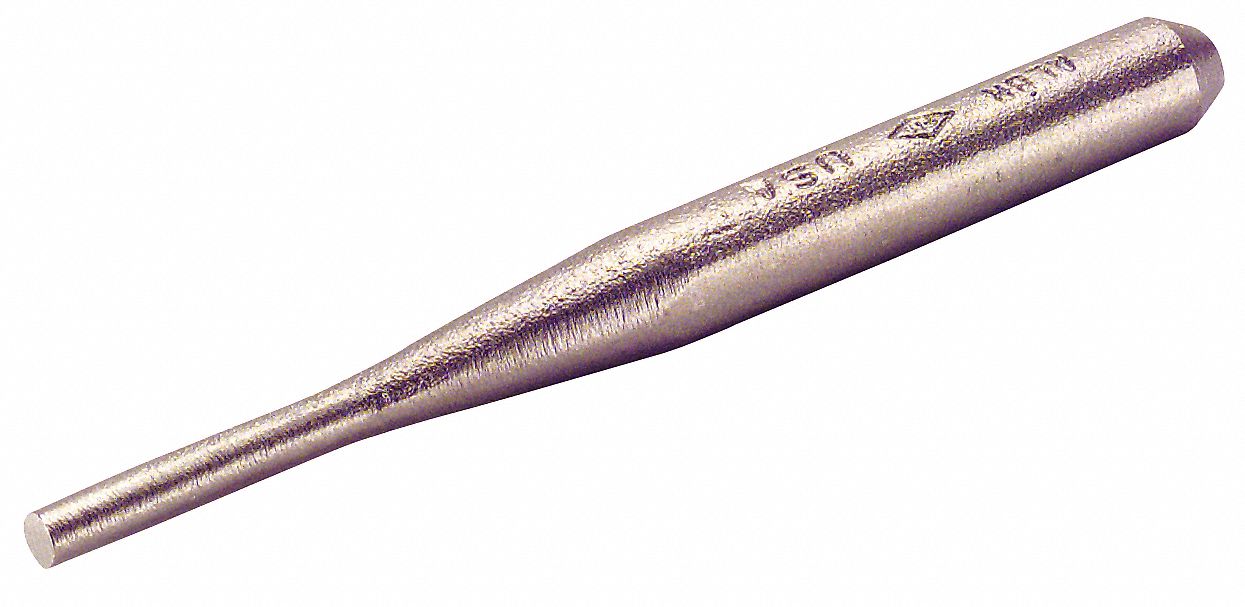 Non-Sparking, 1/4 in Tip Dia, Round Pin Punch - 4RPK7|P-51 - Grainger