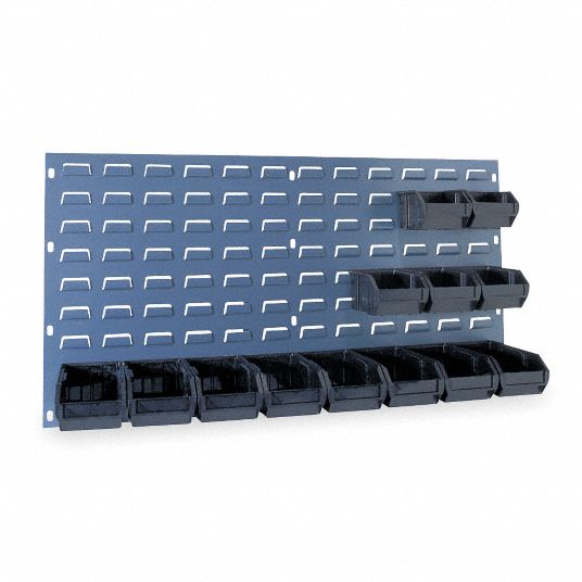 QUANTUM STORAGE SYSTEMS, 20 in x 36 in x 1/4 in, 1 Sides, Louvered ...