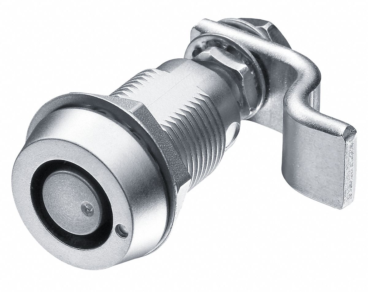 Compression, Locking, Compression Latch, 27/32 in, Bright Stainless ...