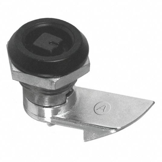 Cam, Locking, Cam Latch, 1 3/32 in, Black Powder Coated - Grainger