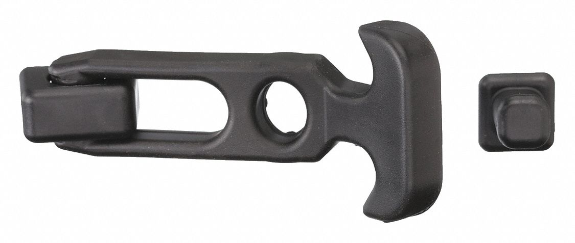 Plastic, 1/2 in Dp, Door Latch - 4RRL7|4RRL7 - Grainger