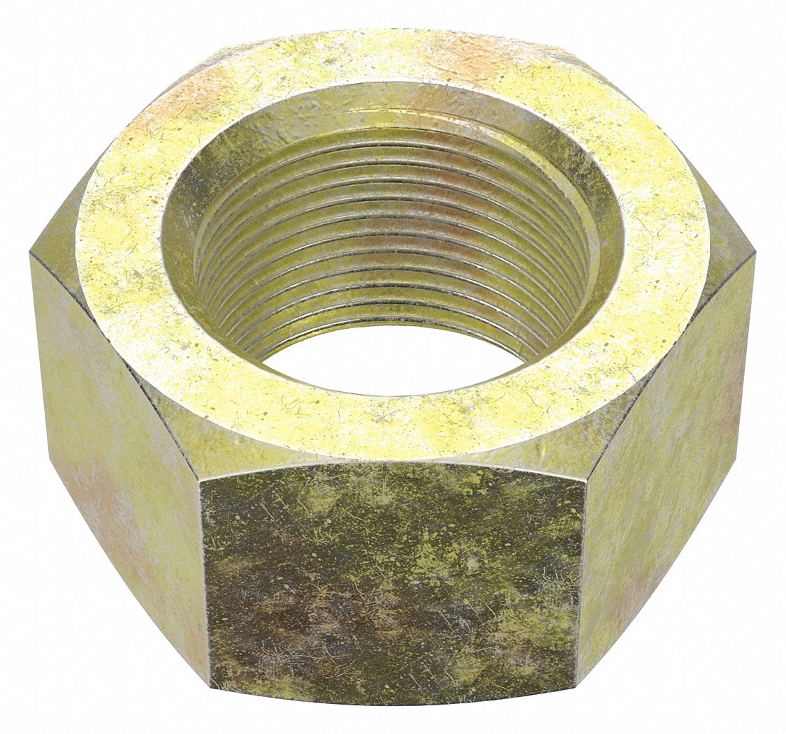 1 3/8"-12 Thread, 2 1/32 in Hex Wd, Hex Nut - 4RXL6|4RXL6 - Grainger