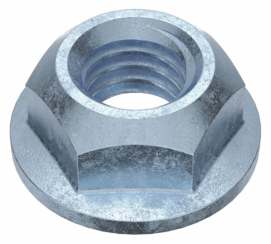 Top Lock Distorted Thread, 7/16"-14 Thread Size, Lock Nut - 4RXU3|4RXU3 ...