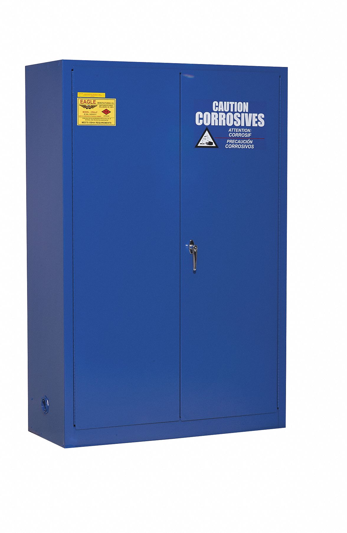 EAGLE, Std, 45 gal, Hazardous Material Storage Cabinet - 4T027|CRA47X ...