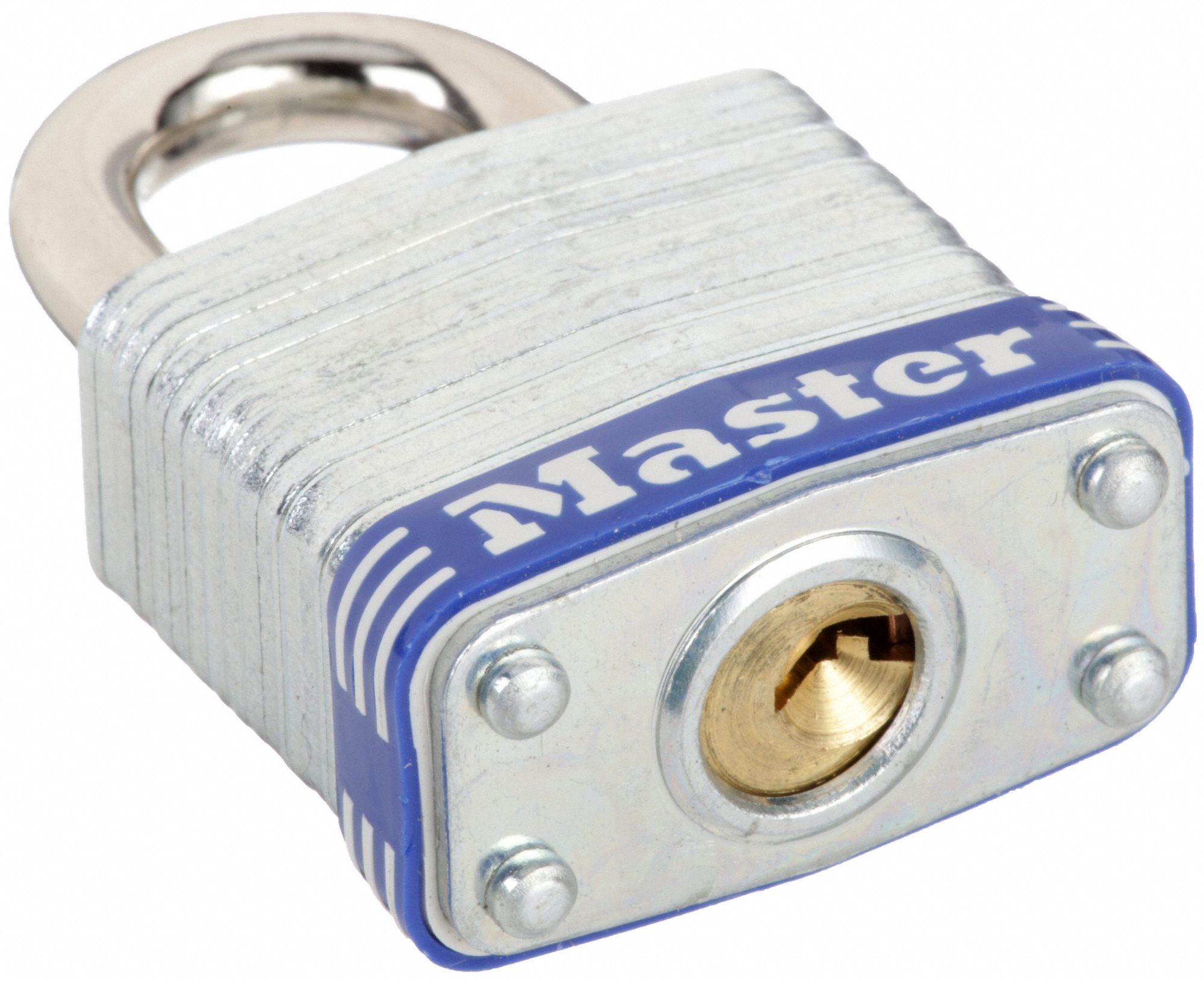 MASTER LOCK Padlock: 9/16 in Vertical Shackle Clearance, 1/2 in ...