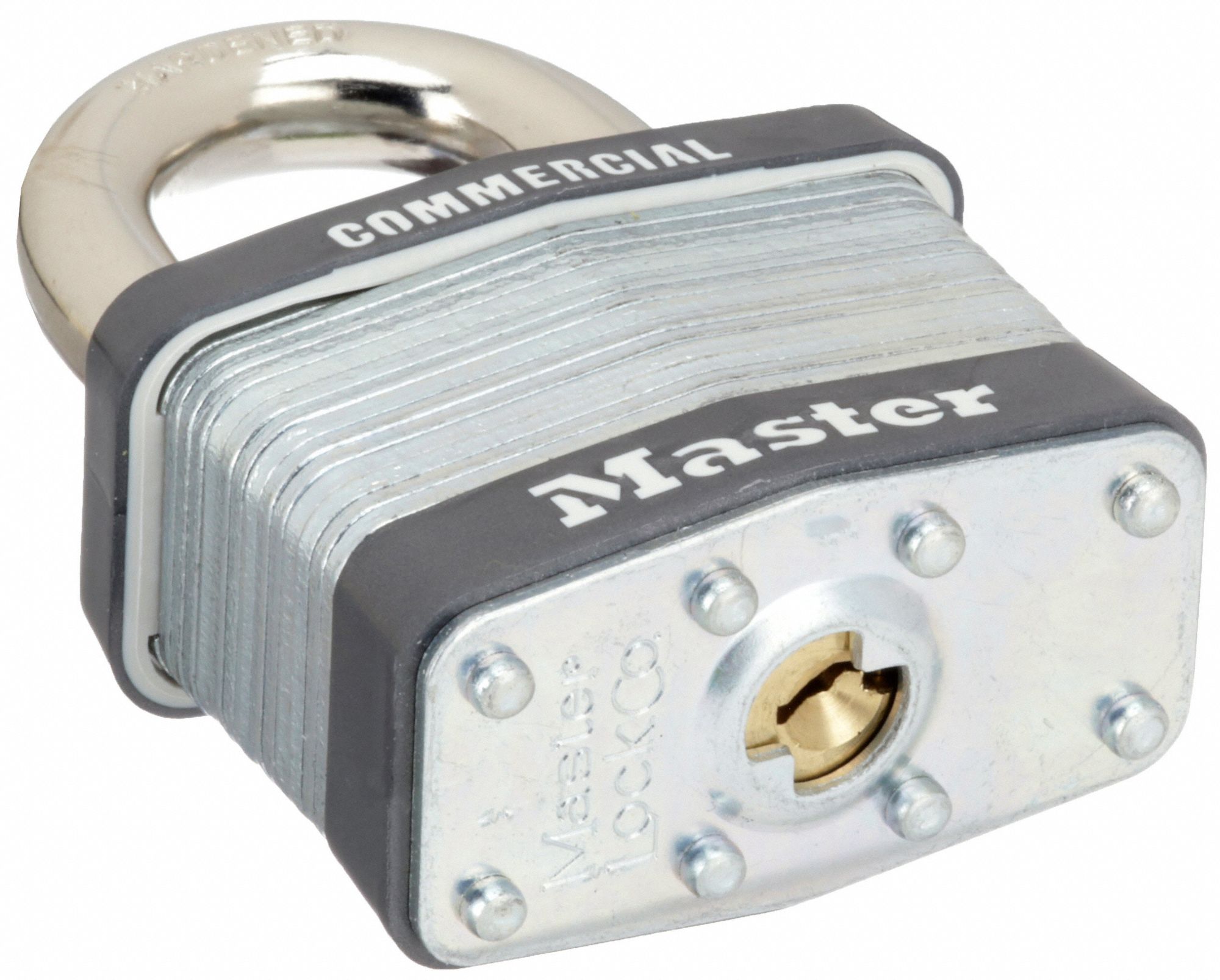 MASTER LOCK Padlock: 1 in Vertical Shackle Clearance, 15/16 in ...