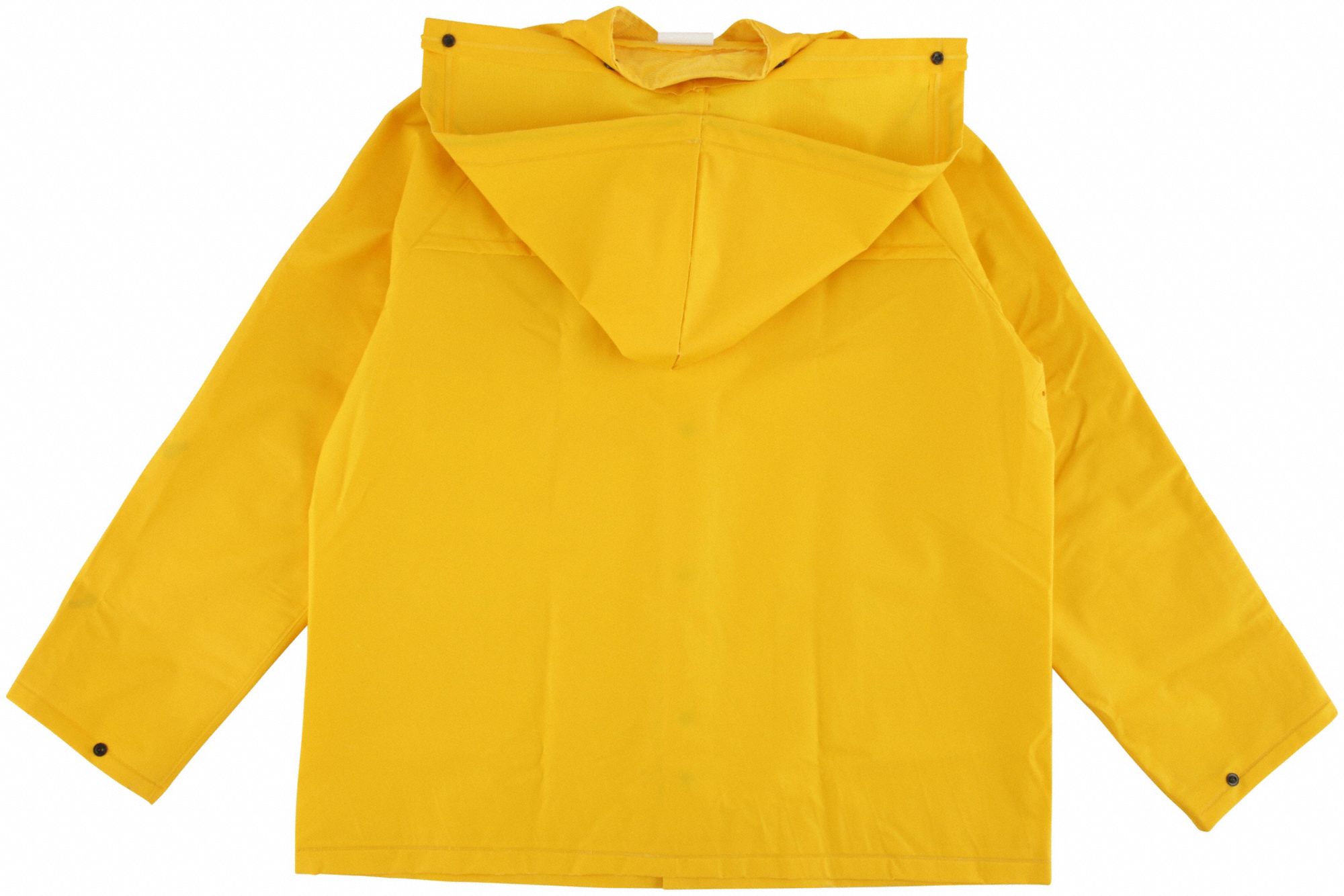 CONDOR 3-Piece Rainsuit with Detachable Hood: Yellow, XL, Heavy Duty ...