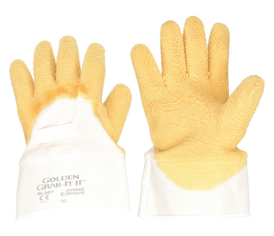 EDGE Guantes Recubiertos, A2, Amarillo - 4T415 | 16-347 - Grainger México
