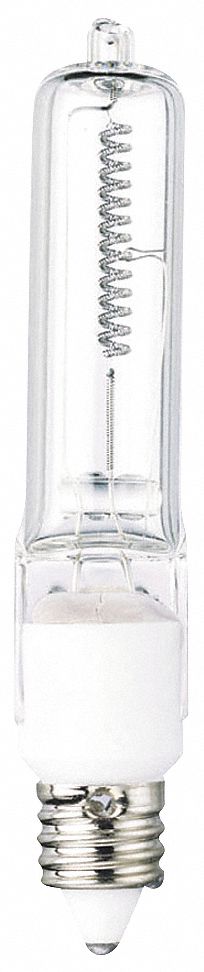 Halogen Lamp, T4, Miniature Candelabra Screw (E11), Lumens 1800, Watts ...