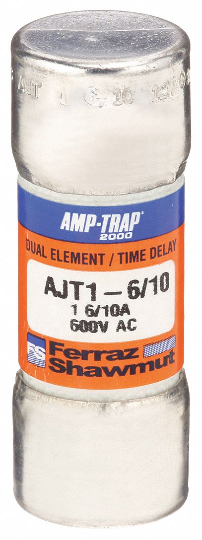 MERSEN, AJT Series, Class J, Fuse - 4TAN3|AJT1-6/10N - Grainger