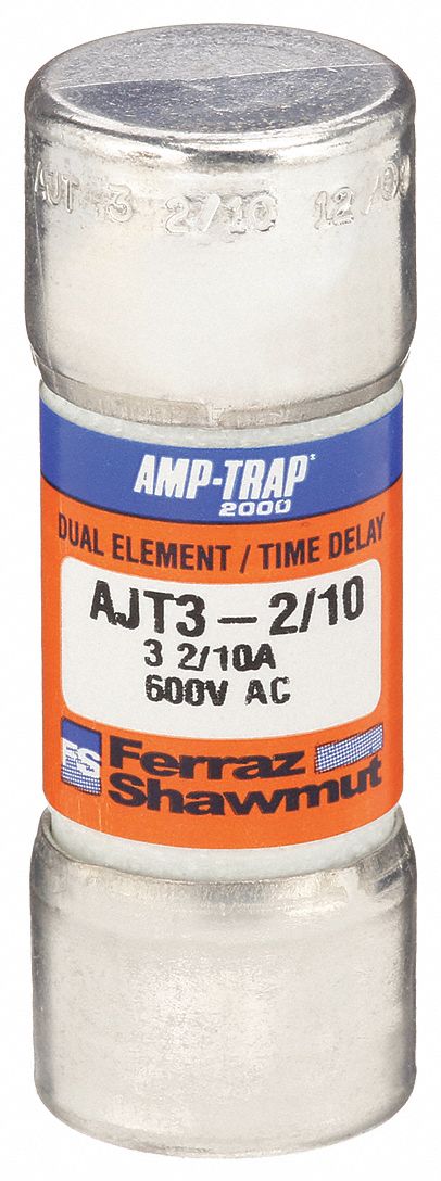 MERSEN, AJT Series, Class J, Fuse - 4TAP1|AJT3-2/10N - Grainger