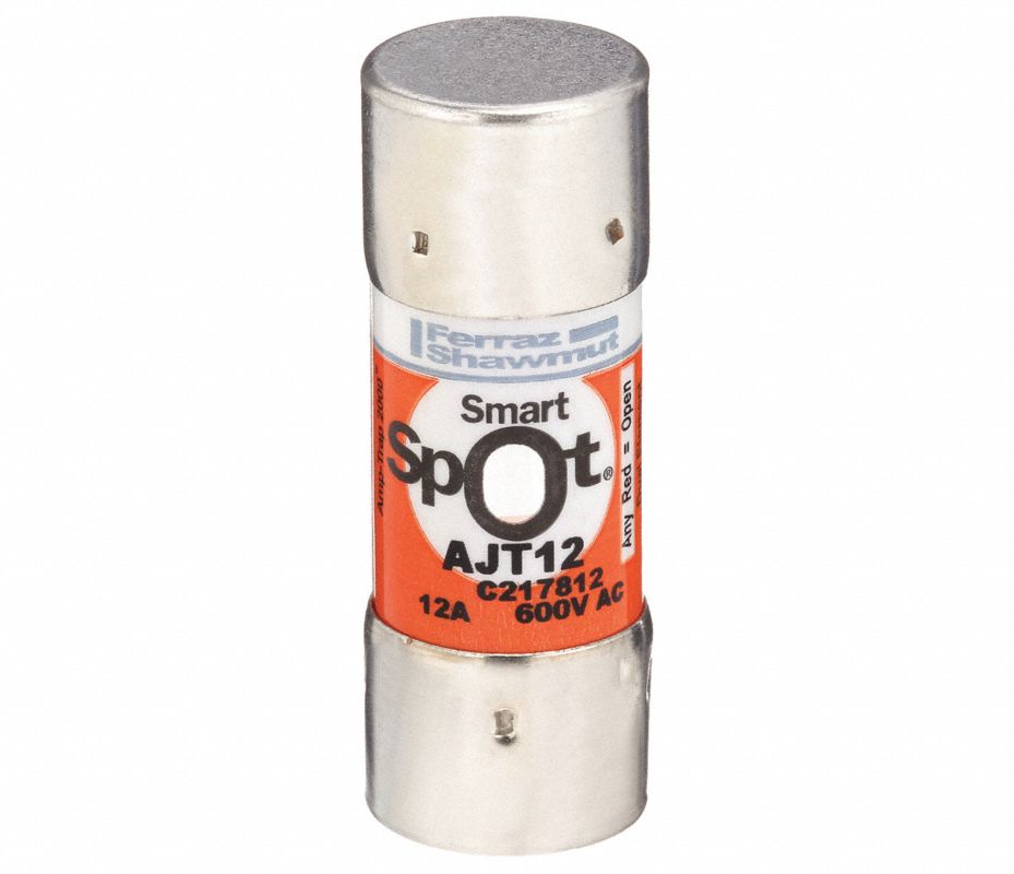 MERSEN Fusible de 12A, Acción Retardada, Material del Cuerpo Melamina ...