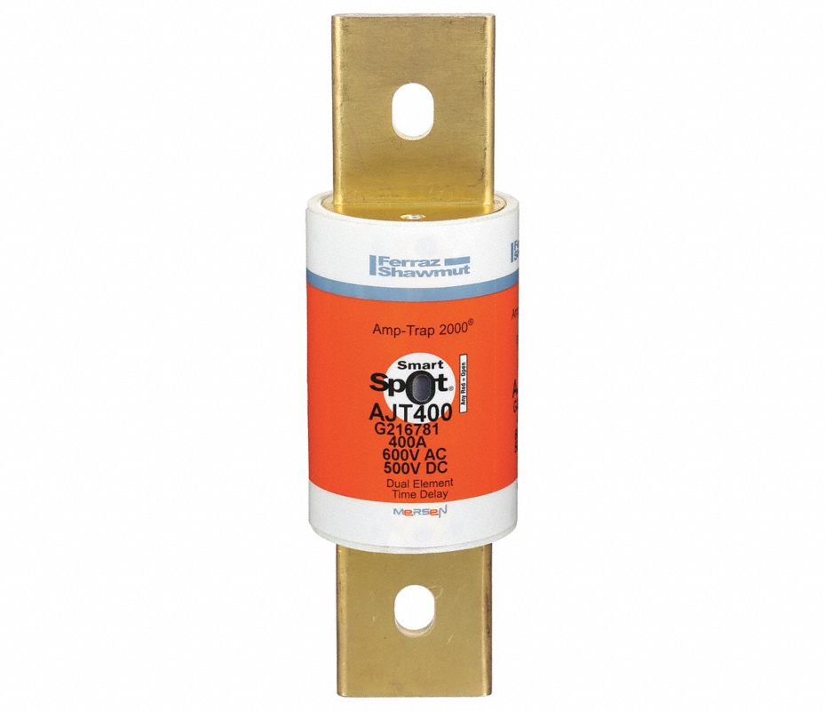 MERSEN Fusible de 400A, Acción Retardada, Material del Cuerpo Melamina ...