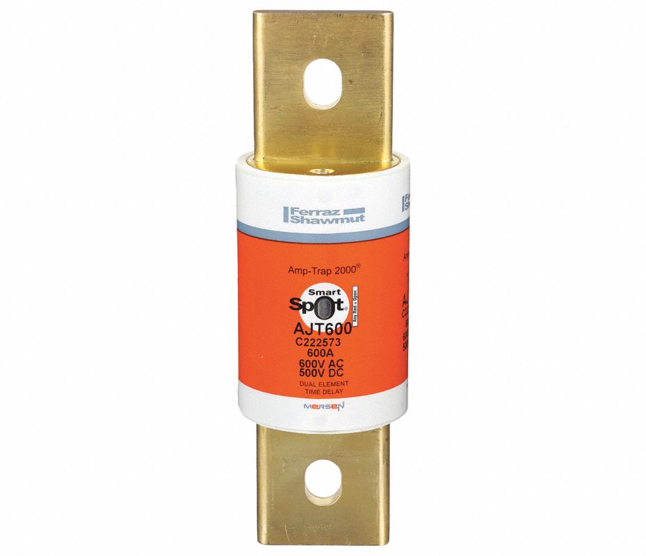 MERSEN Fusible de 600A, Acción Retardada, Material del Cuerpo Melamina ...