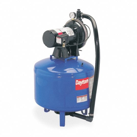 Convertible Jet Tank Pump, 3/4, 12.2/6.1 Amps - Grainger