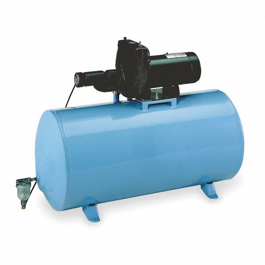 Convertible Jet Tank Pump, 1/2, 8.8/4.4 Amps - Grainger