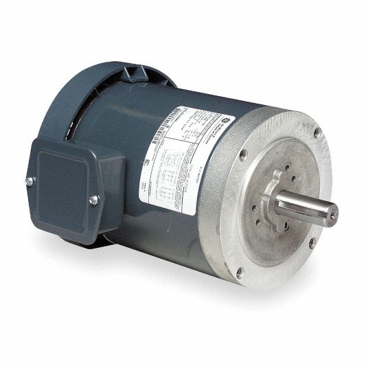 General Purpose Motor, 1 HP, 3-Phase, Nameplate RPM 1160, Voltage 230/ ...