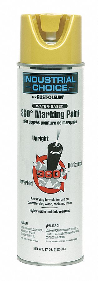 INDUSTRIAL CHOICE, Inverted Paint Dispensing, High Visibility Yellow ...