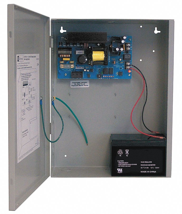 ALTRONIX, Power Supply, 115V AC, Power Supply 12VDC @ 10A - 4TEG2 ...