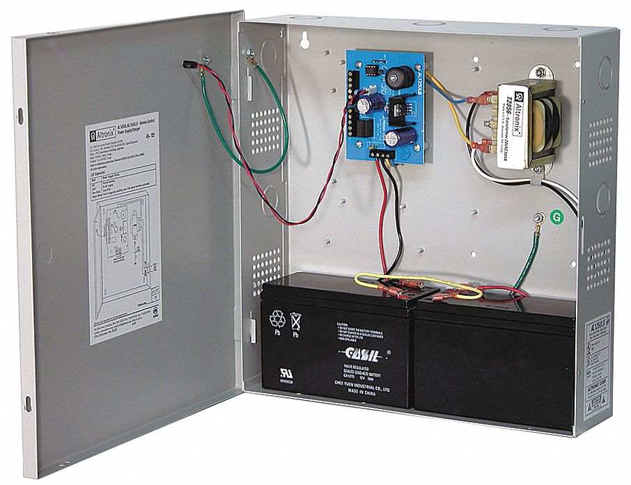 ALTRONIX, Power Supply, 115V AC, Power Supply 2Out 12Dc Or 24Dc @ 1A ...