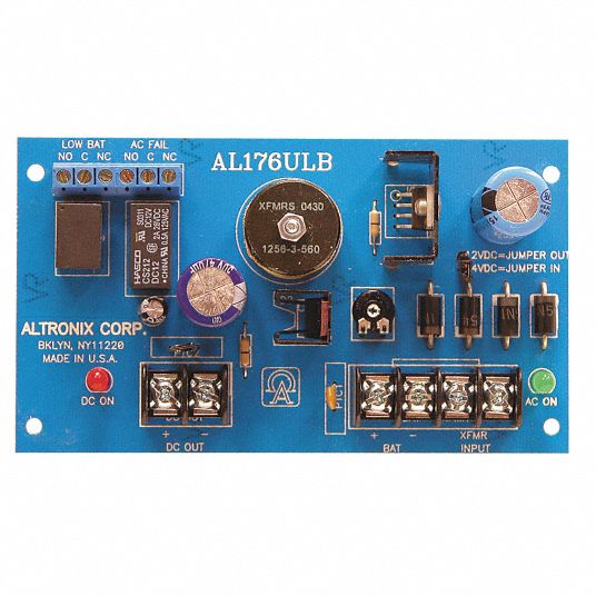 ALTRONIX, Power Supply, 28V AC, Power Supply Supervised 2Out 12Dc/24Dc ...