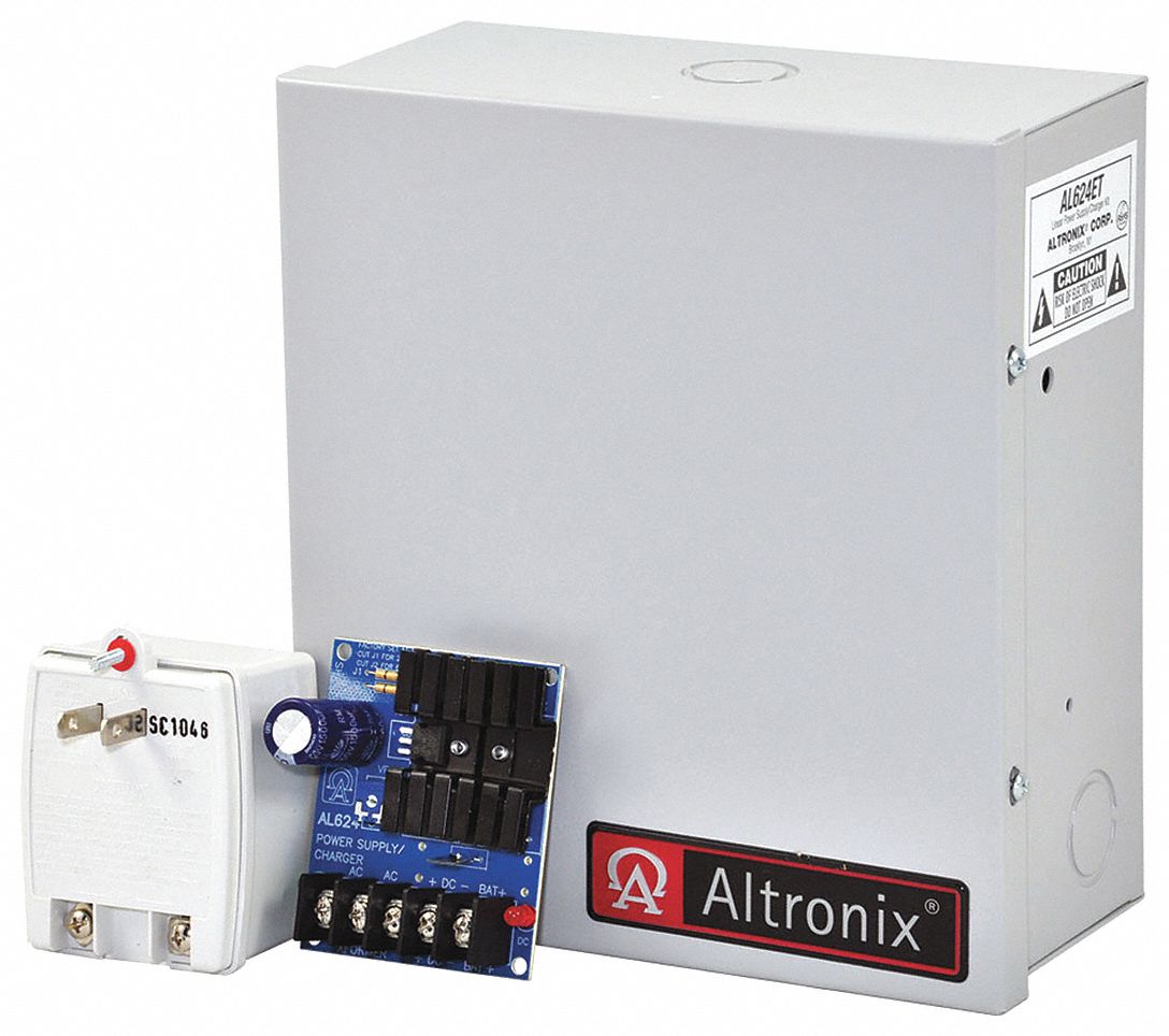 ALTRONIX, Power Supply, 115V AC, Power Supply 6/12/24 VDC @ 1.2A W ...