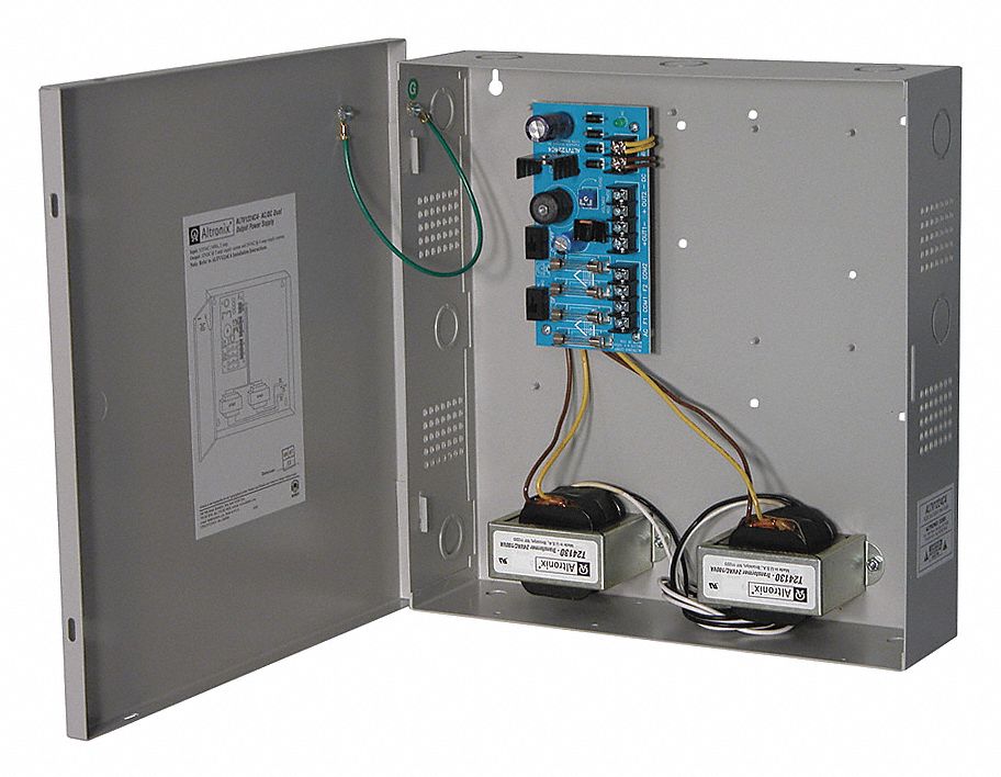 ALTRONIX, Power Supply, 115V AC, Power Supply 2Out 24Ac, 2Out 12Dc 4A ...