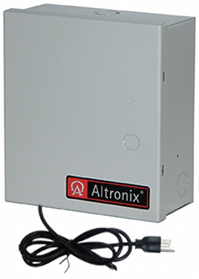 ALTRONIX, Power Supply, 115V AC, Power Supply 8Fuse 24Vac @ 12.5A Line ...