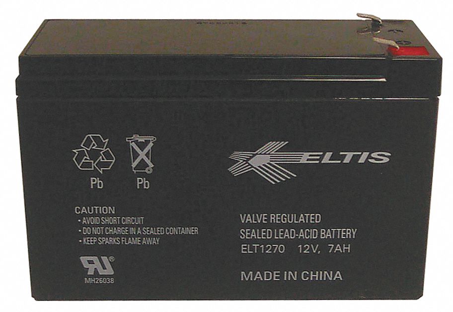 ALTRONIX, Lead Acid Battery, Lead Acid Battery- 12VDC/7Ah - 4TFP6|BT126 ...