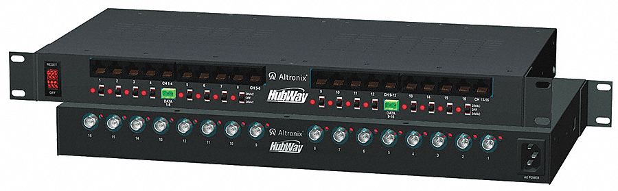 ALTRONIX, Passive UTP Hub with Power, 115V AC, Pass UTP Hub W/Power ...