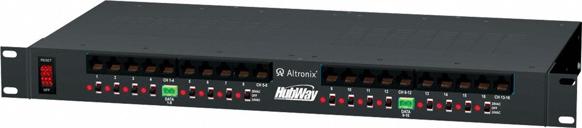 ALTRONIX Passive UTP Hub W/Power 16 Channel: Transceiver Hub: Rack ...