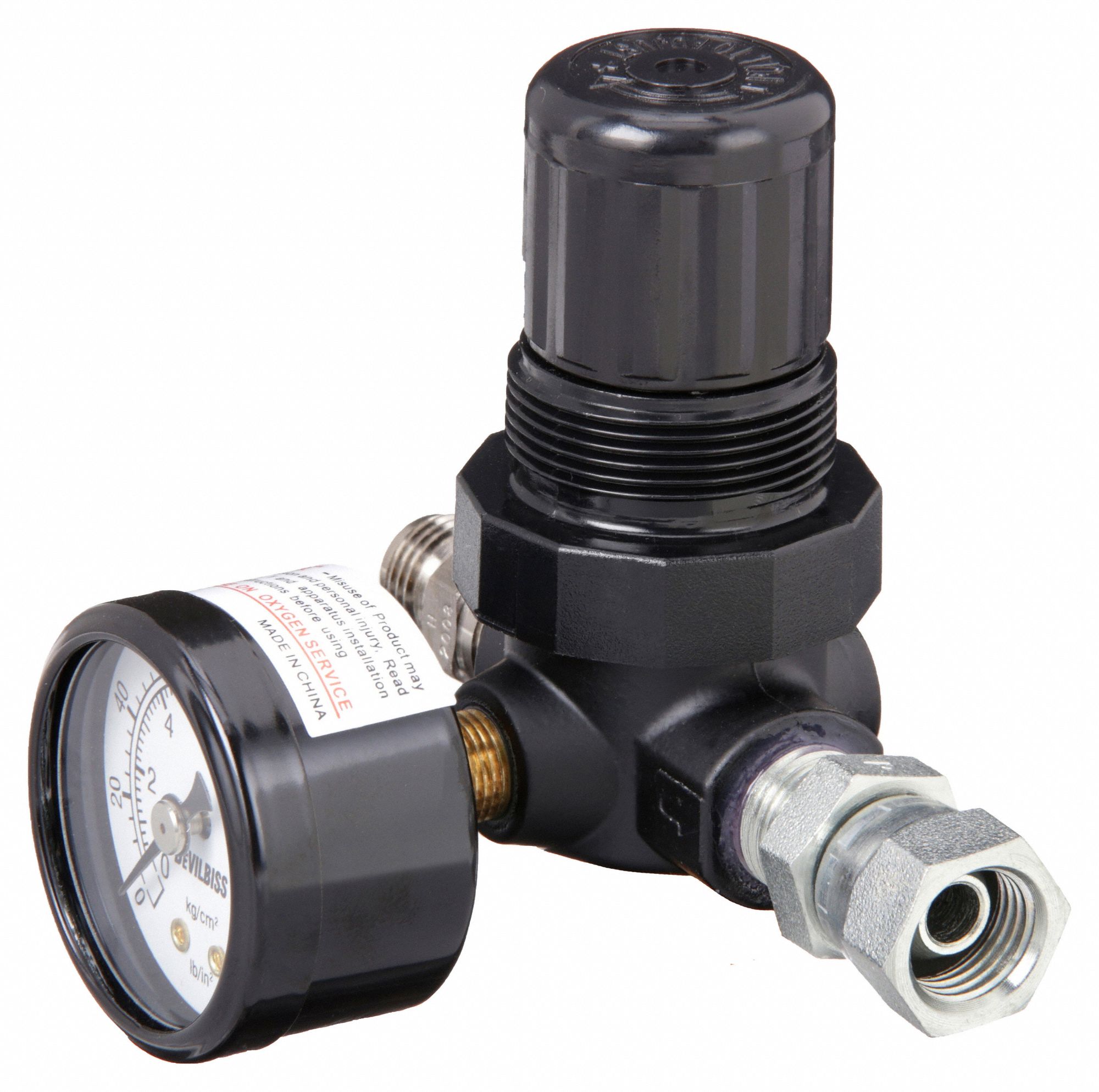 DEVILBISS Compressed Air Regulator: 1/4 in, NPT, 15 cfm - 4TH15|HARG ...