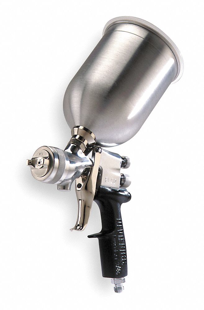 Gravity Spray Gun,0.055In/1.4mm - Grainger