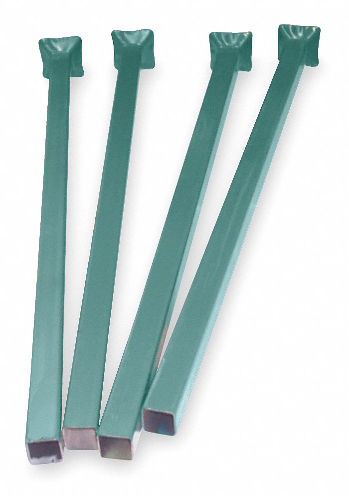 Removable Corner Post For Stacking Rack, PK 4 - Grainger