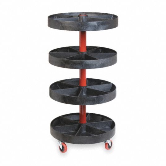 Mobile Revolving Storage Bin - Grainger