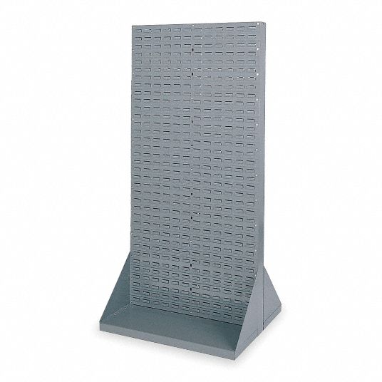 AKRO-MILS Louvered Floor Rack: 75 in x 36 in x 32 in, 2 Sides, 0 Bins ...