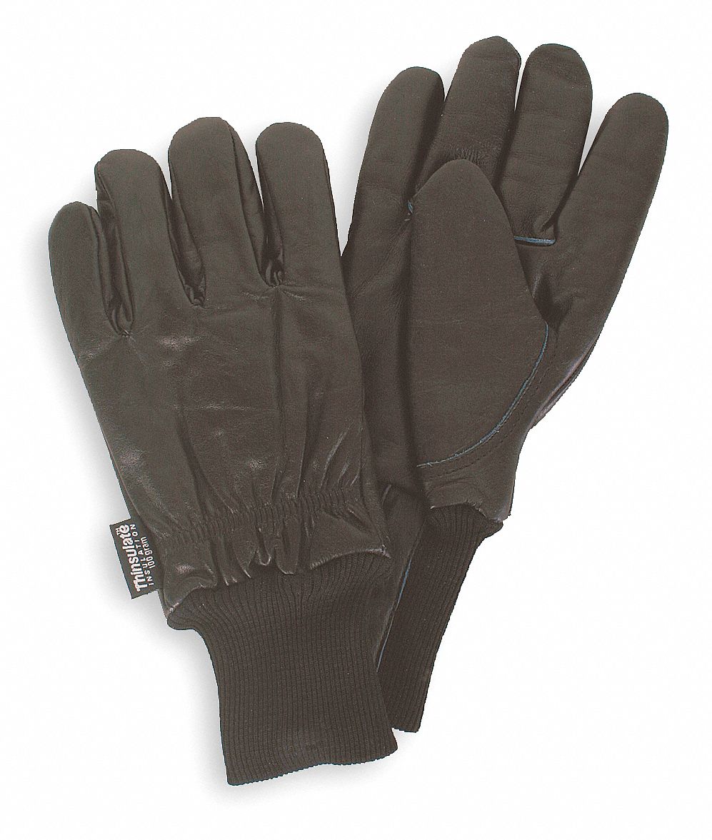 CONDOR Leather Gloves: XL ( 10 ), Std, Drivers Glove, Cowhide, Keystone ...