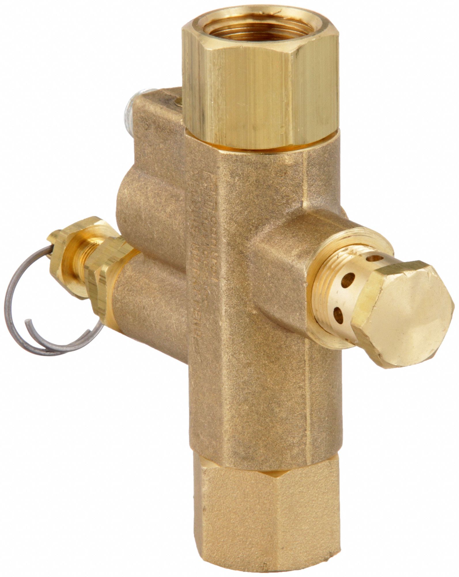 CONTROL DEVICES Continuous Run Unloader Valve: 1/2 in Inlet Size, 1/2 ...