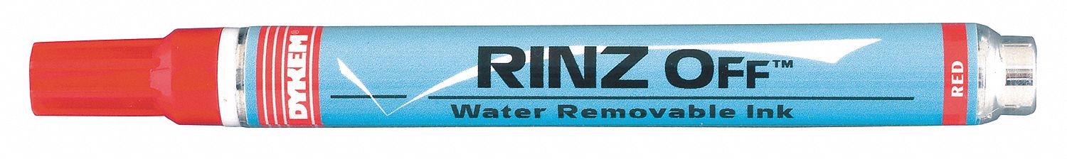 Removable Industrial Marker, Ink-Based, Reds Color Family, Medium Tip ...