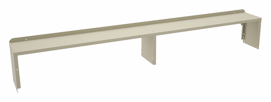TENNSCO Standard Shelf Riser: 96 in Wd, 10 1/2 in Dp, 12 in Ht, Steel ...
